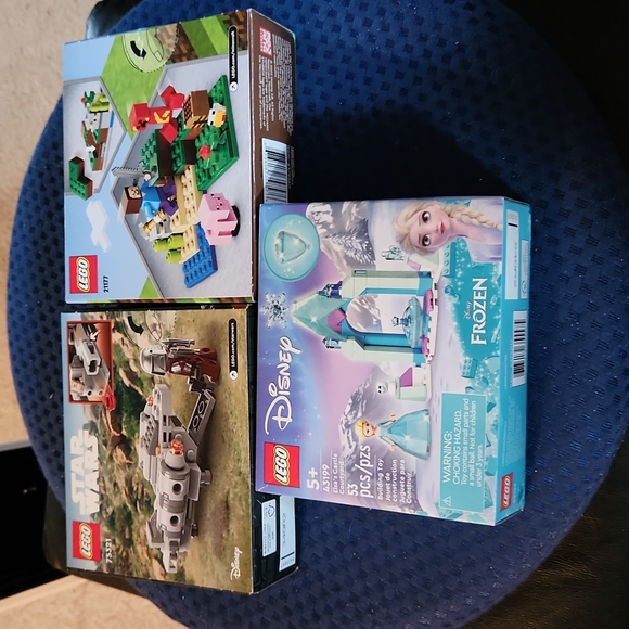 Lego | Toys | 3 Bnib Lego Bundle Of Building Legos Minecraft Frozen ...